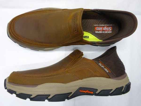 スケッチャーズSKECHERSスケッチャーズ RESPECTED-ELGIN 204810-CDB｜男の大きな靴の専門店 ビッグ・ビー