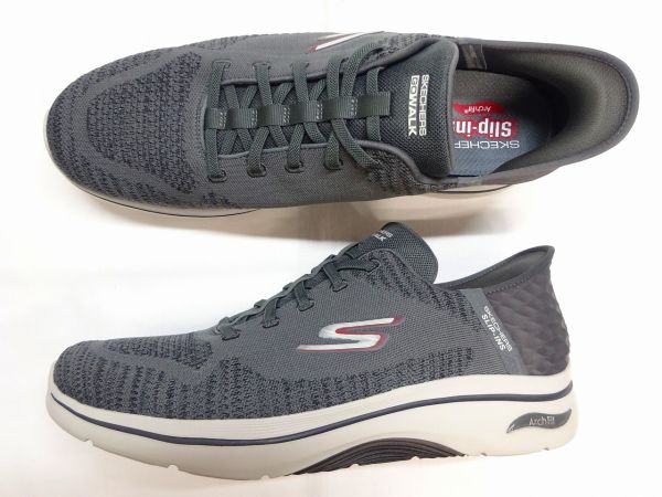 スケッチャーズSKECHERSスケッチャーズ GO WALK ARCH FIT 2.0 216601-CCRD｜男の大きな靴の専門店 ビッグ・ビー